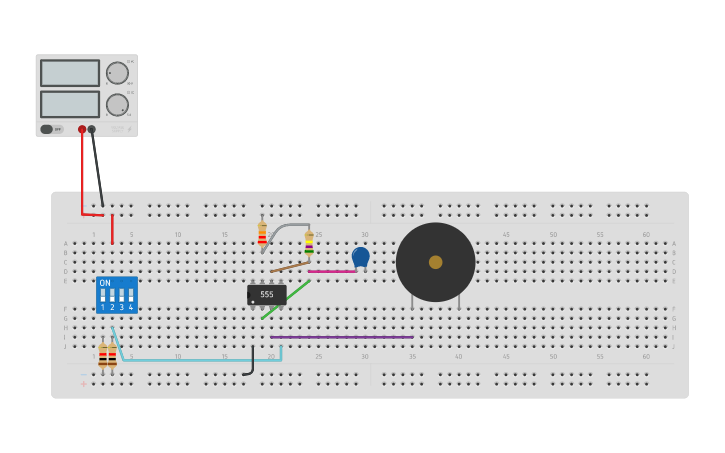Circuit design water level controller - Tinkercad