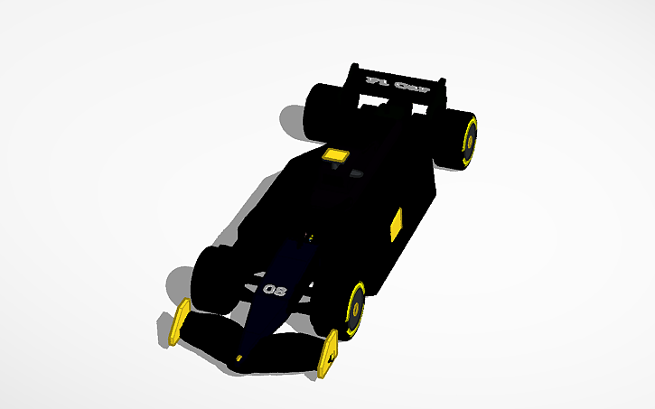 3D design Project F1 Racing Car - Tinkercad
