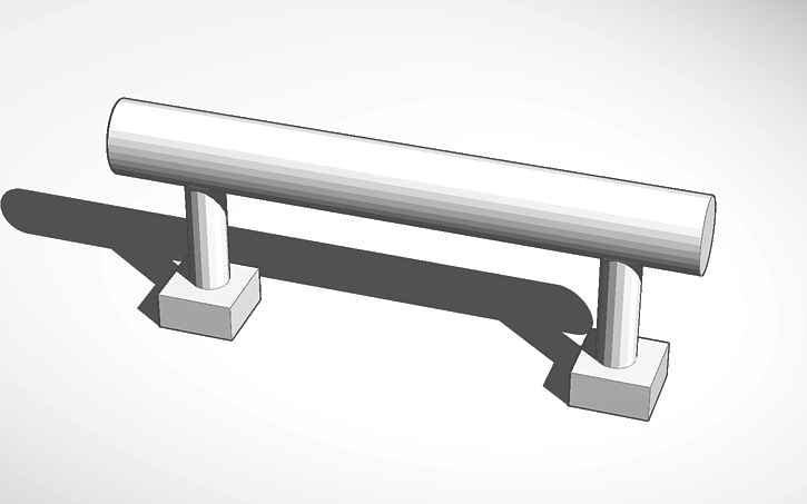 3D design Fingerboard Rail | Tinkercad