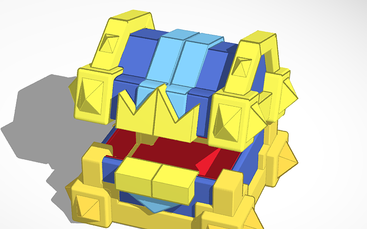 3D design King's Chest | Tinkercad