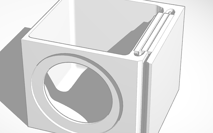 3D design Subwoofer neu - Tinkercad