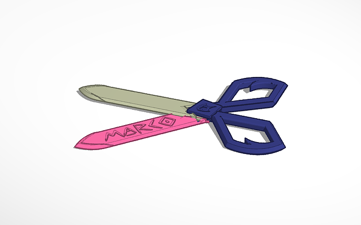 3D design Marco’s Dimensional Scissors - Star vs the forces of evil ...