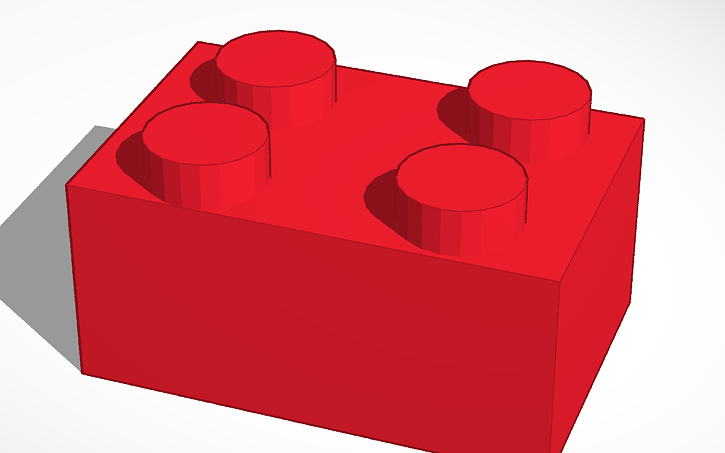 3D design lego brick - Tinkercad