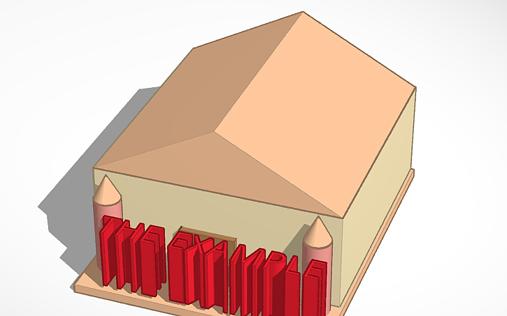 3D design THE EXAMPLE HOUSE PROJECT N0 1 | Tinkercad