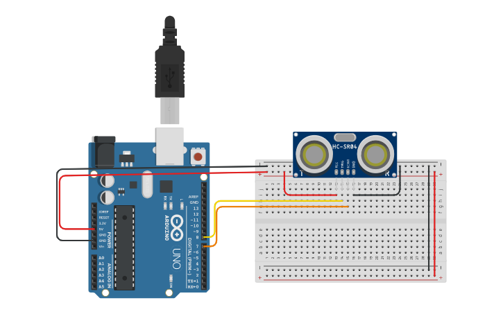 Circuit design Copy of Leitura de Distância com o Sensor HC-SR04 ... Circuit design Copy of Leitura de Distância com o Sensor HC-SR04 ...