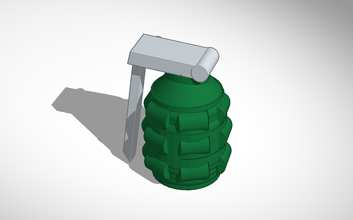 3D design Grenade - Tinkercad