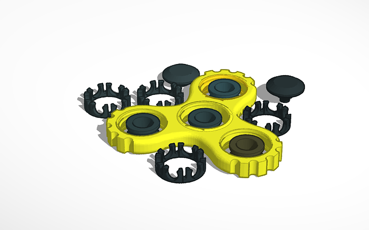 3D Design Fidget Spinner Tinkercad 3d-design-fidget-spinner-tinkercad