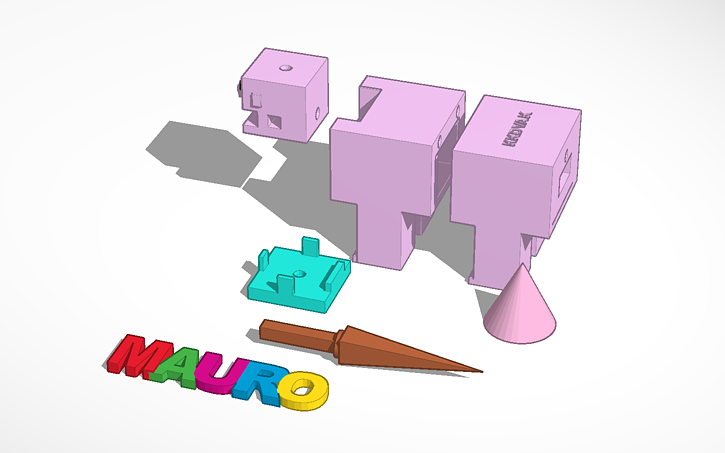 3D design MAURO: KKDvaK el cerdo luchador | Tinkercad