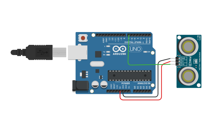 Circuit design pressure sensor - Tinkercad