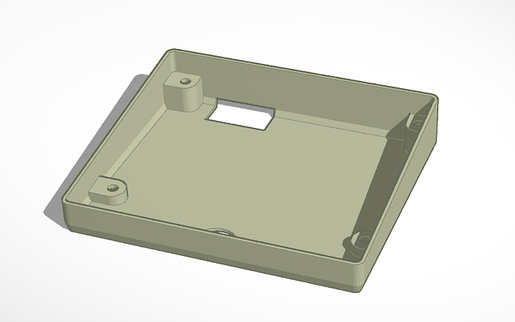 3D design tapa_trasera_pant_ender3 - Tinkercad