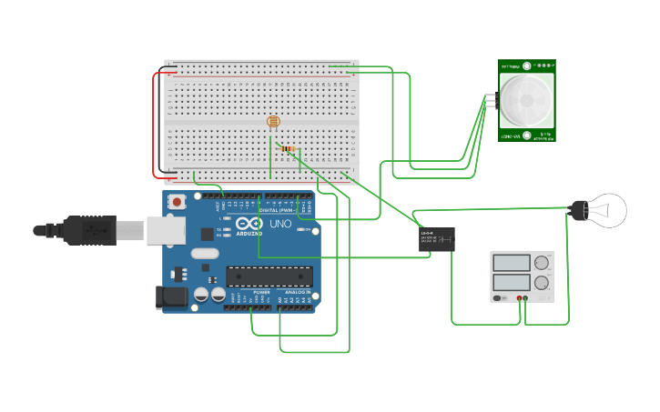 Circuit Design Smart Home Energy Management Tinkercad