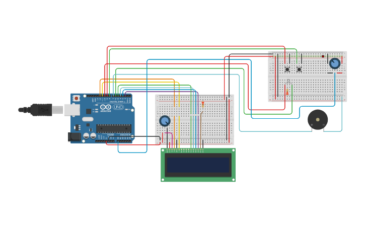 Circuit design Water Pump - Tinkercad