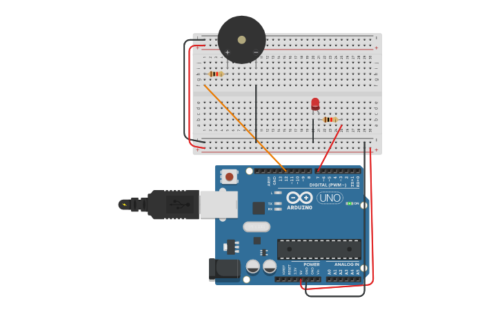 Circuit design Automatic School/College Bell System - Tinkercad