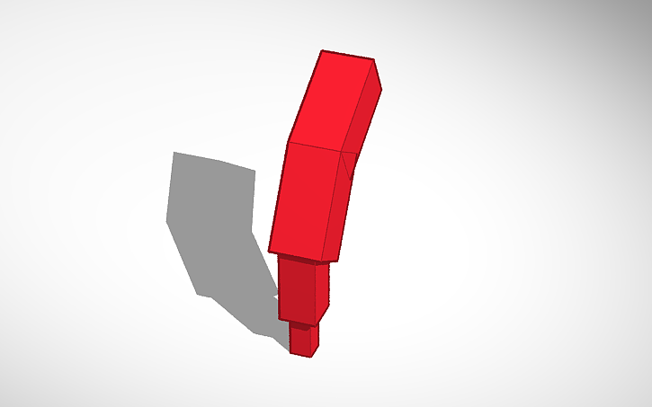 3D design Dragon Tail - Tinkercad