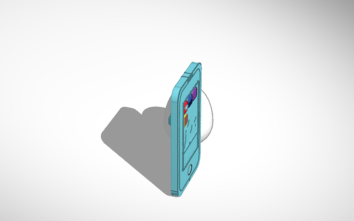 3D design Cell phone - Tinkercad