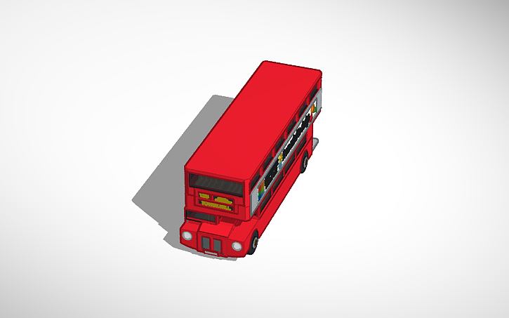 3D design London Bus - Tinkercad
