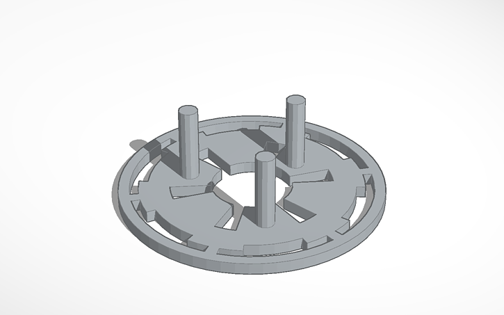 3D design death star support | Tinkercad