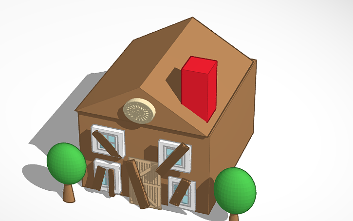 3D design trap house | Tinkercad