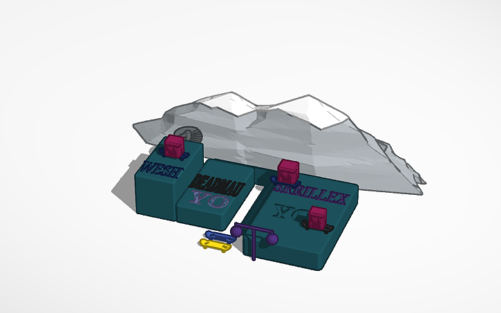 3D design skate park - Tinkercad