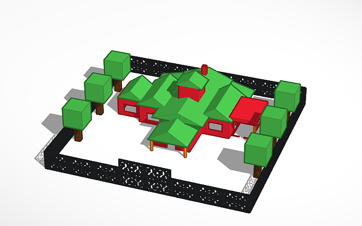 3D design My Own House: Yeng Chee Moua - Tinkercad