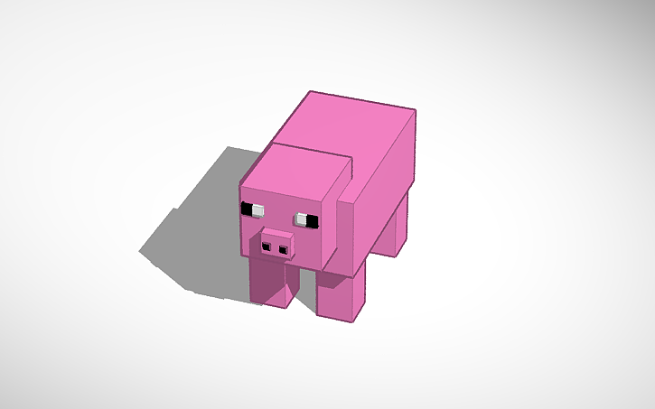 3D design Pig - Tinkercad