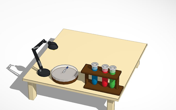 3d Design Science Table Tinkercad