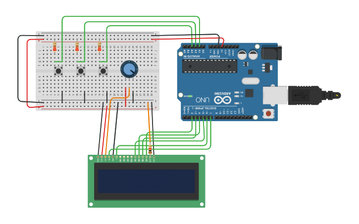 Circuit Design Copy Of Cronometro Con Arduino Tinkercad