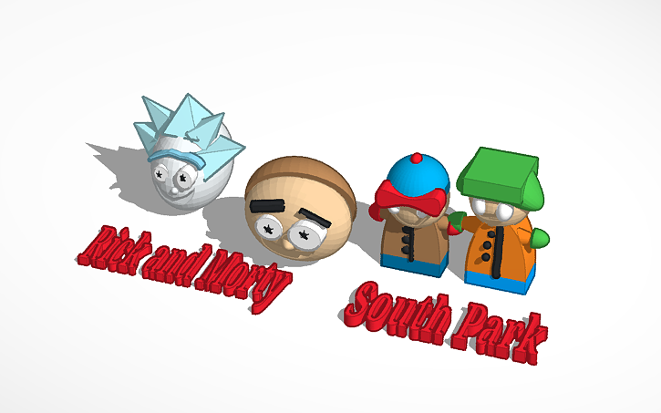 3D design cartoons | Tinkercad