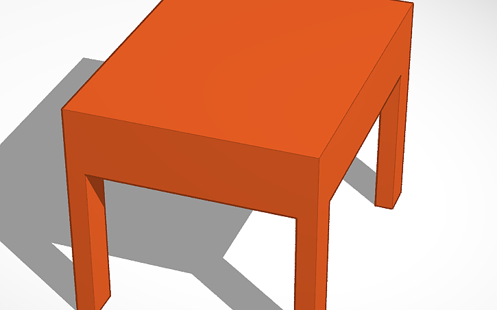 3D design Mesa - Tinkercad