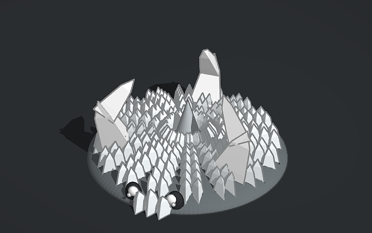 3D design Spike Rock - Tinkercad