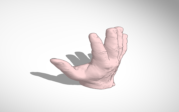 3D design Mans Hand | Tinkercad