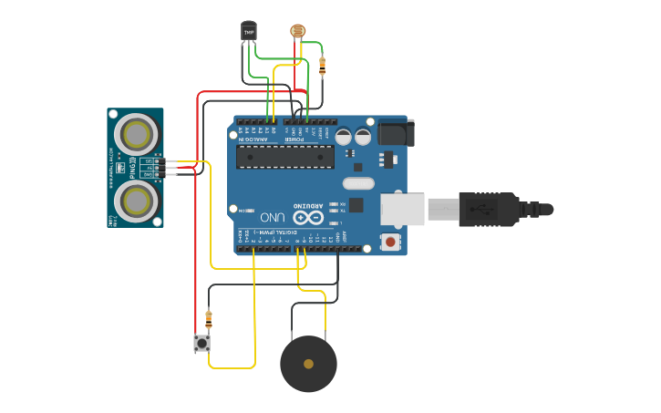 Circuit design TALLER_ARDUINO2_GA | Tinkercad