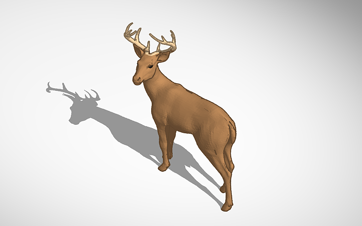 3D design Deer - Tinkercad