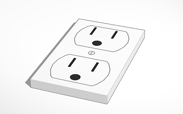 3D design outlet - Tinkercad