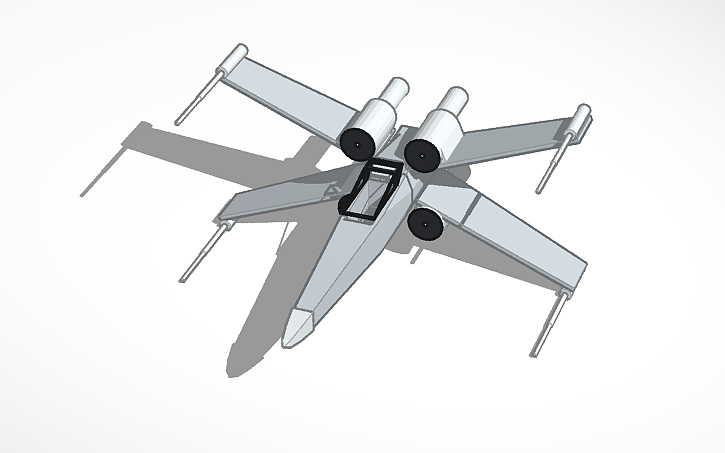 3D design X-wing | Tinkercad