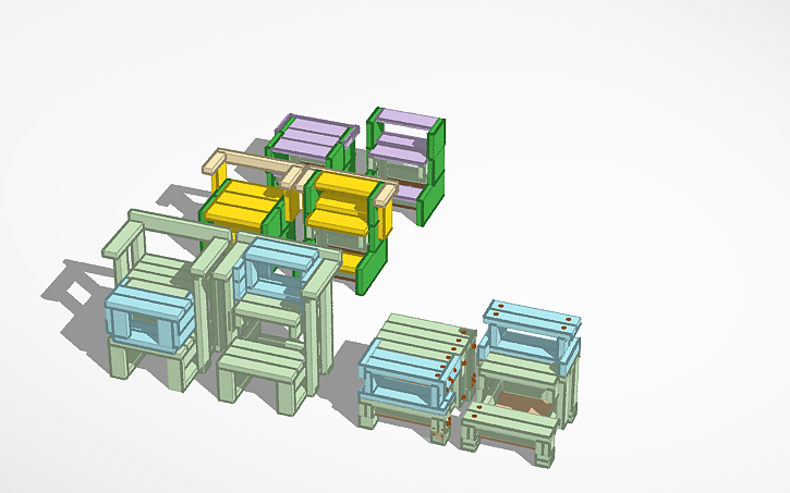 3D design StepChair - Tinkercad