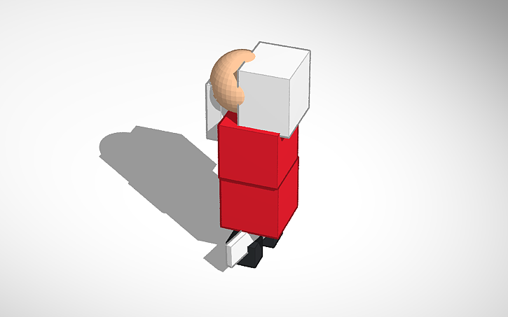3D design Santa Claus - Tinkercad