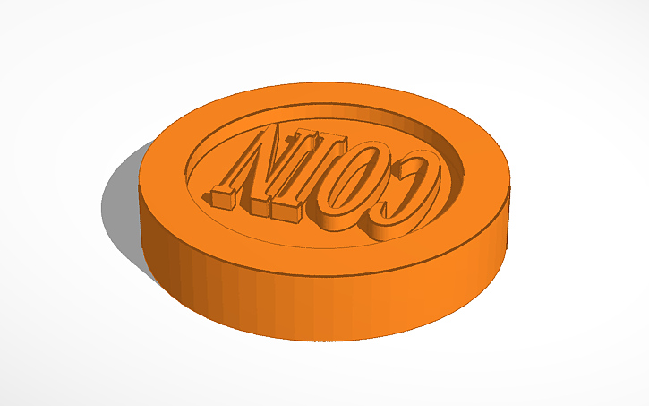 3D design Coin - Tinkercad
