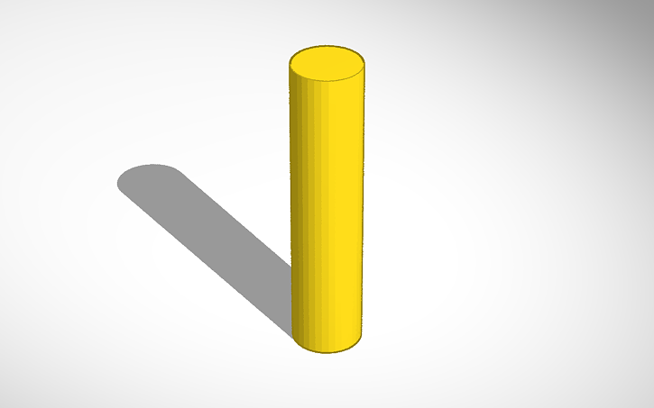 3D design Derby Car Left Axle - Tinkercad
