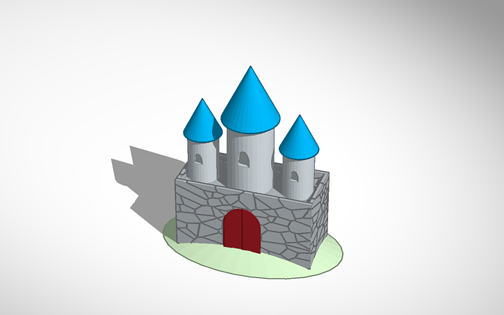 3D design Castle - Tinkercad