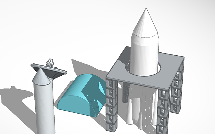 3D design Space Station - Tinkercad