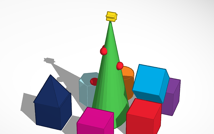 3D design Christmas!! - Tinkercad