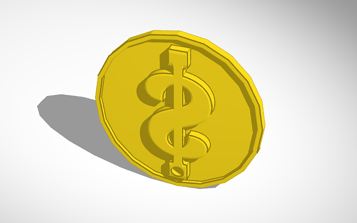 3D design MONEY - Tinkercad