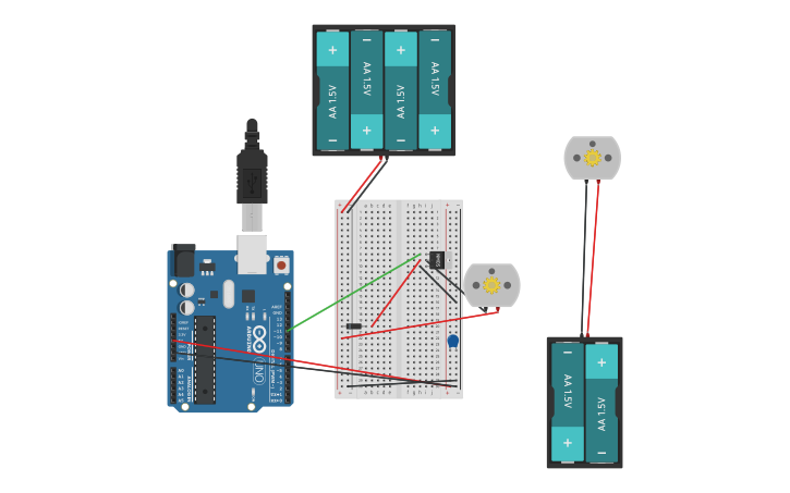 Circuit Design Single Direction Dc Motor Tinkercad