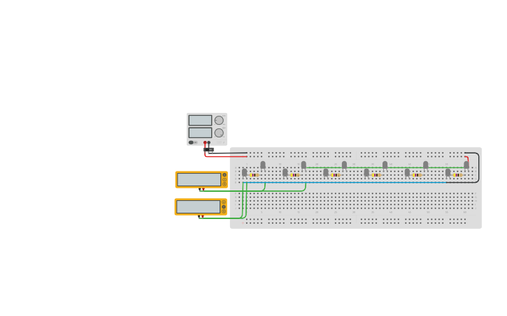 Circuit design FINAL - Project 2 - Task 2 - Base LED Array | Tinkercad Circuit design FINAL - Project 2 - Task 2 - Base LED Array | Tinkercad