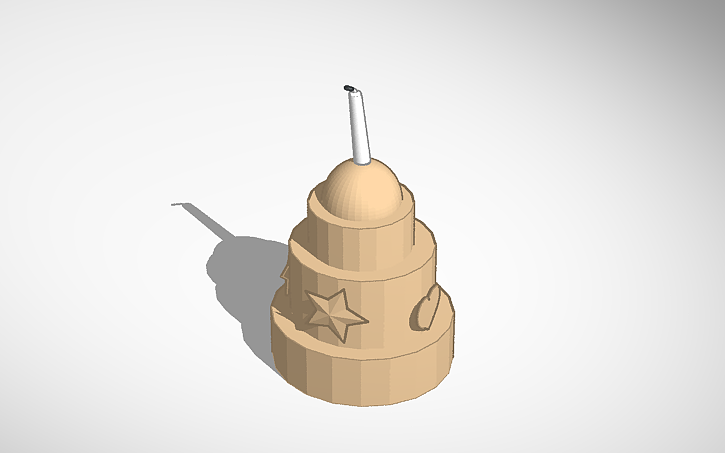 3D design Cake Design Project - Tinkercad