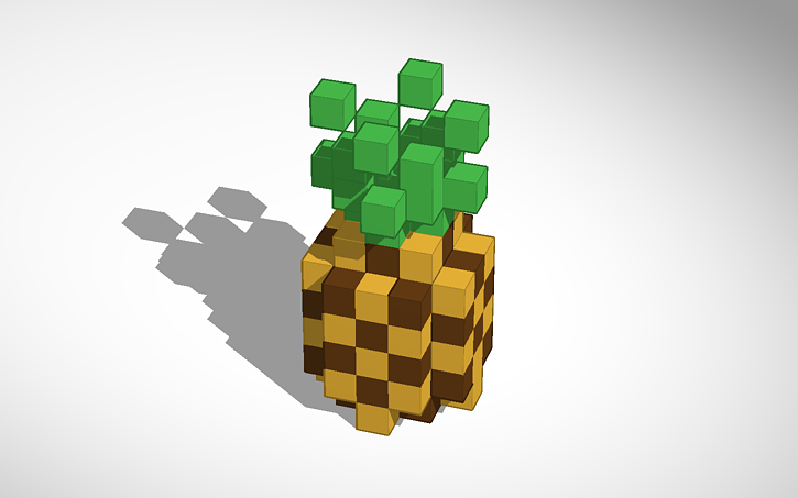 3D design Ananas - Tinkercad
