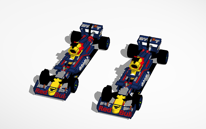 3D design F1 2023 RB19 PRINT - Tinkercad
