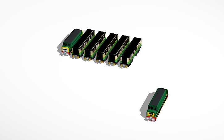 3D design D261 the 'Bowled out' Diesel - Tinkercad