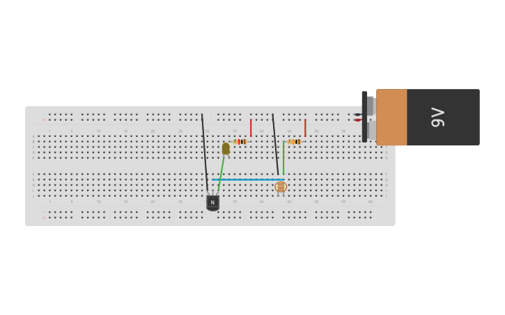 Circuit Design Sensor De Luz Ldrtransistor Tinkercad 